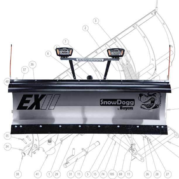 Buyers SnowDogg Parts Diagrams - Easy Repairs and Maintenance