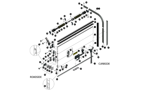 Whiting Door Parts Diagrams | Equipment Specialists