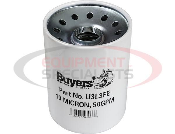 Buyers U3L3FE - Return Line Filter 10 Micron Replacement Element For ...