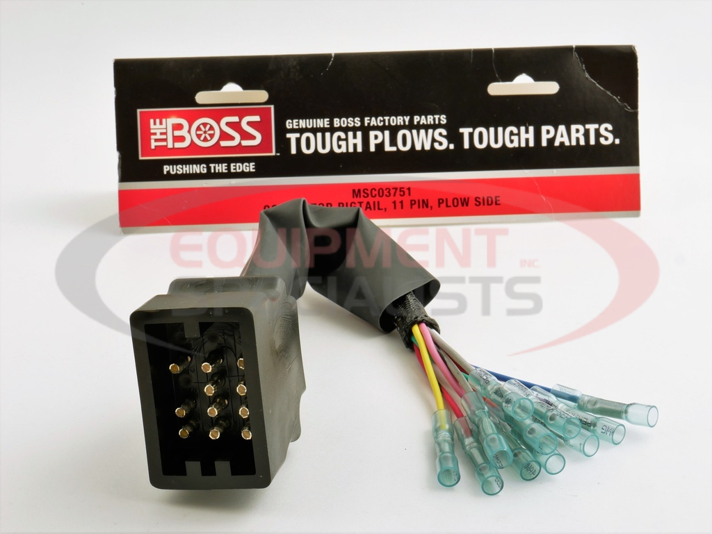 Boss MSC03751 - CONNECTOR, PIGTAIL 11PIN (PLOW SIDE) | Equipment ...