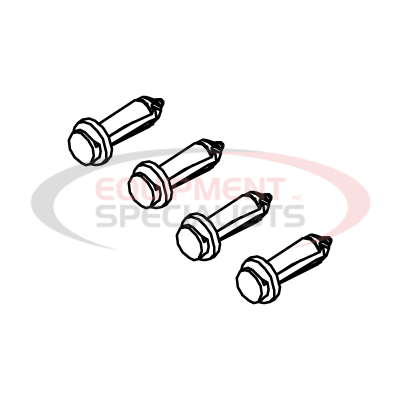 Boss MSC13677 - PLASTIC RIVET KIT, TUFLOK, 10 PER | Equipment Specialists