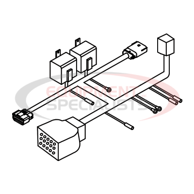 Boss MSC21838 - HARNESS-WIRING, 13PIN, FORD F250-550, 20+ | Equipment ...